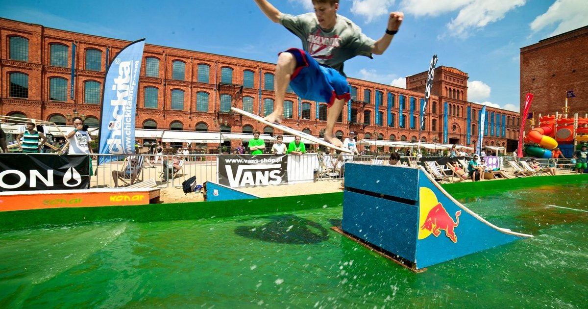 7. Red Bull Skim It 2018 - zawody skimboardowe na plaży w Manufakturze ...
